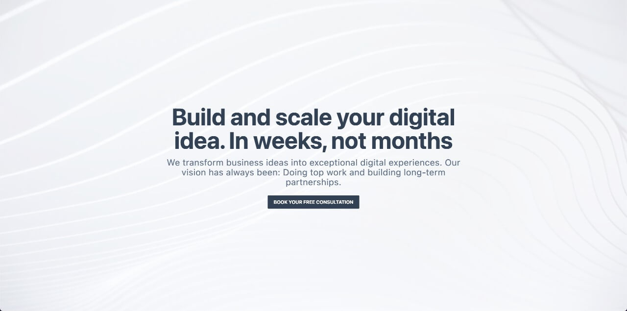 Build and scale your digital idea. In weeks, not months | TechTact